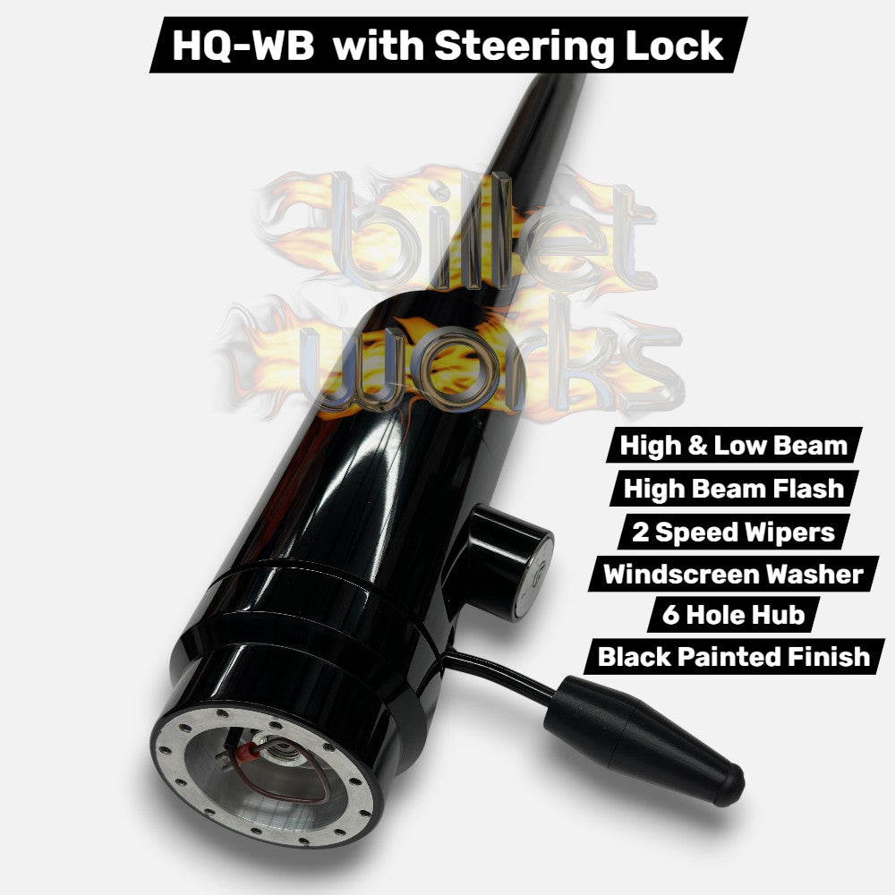 BILLET STEERING COLUMN WITH STEERING LOCK FOR HOLDEN HQ HJ HX HZ & WB ...
