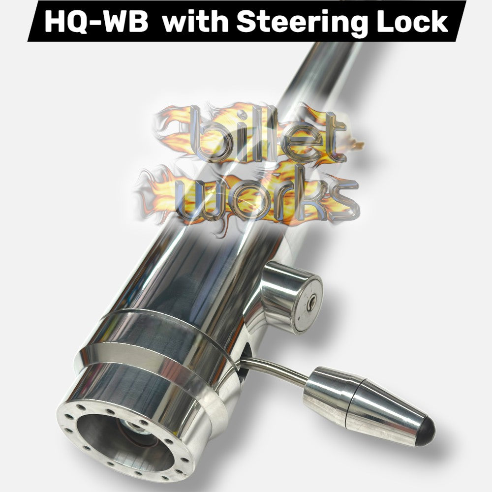 BILLET STEERING COLUMN WITH STEERING LOCK FOR HOLDEN HQ HJ HX HZ & WB ...