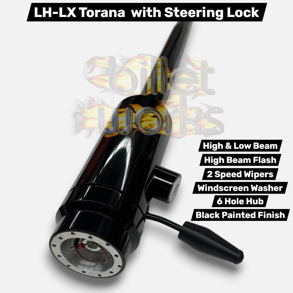 BILLET STEERING COLUMN WITH STEERING LOCK FOR HOLDEN LH and LX TORANA ...